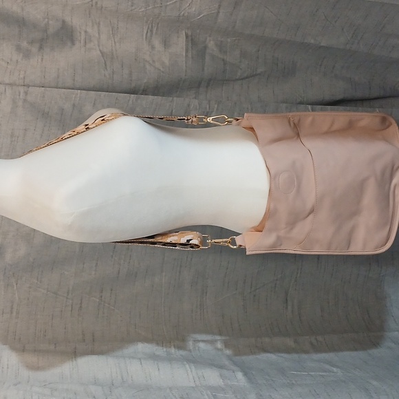 Ahdorned | Bags | Ahdorned Pink Faux Leather Crossbody Bag | Poshmark